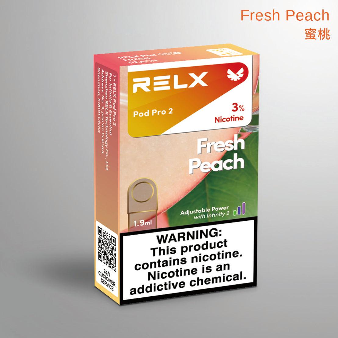 正品悦刻Relx外贸弹 蜜桃(Fresh Peach)口味-单颗装-(陶瓷芯版本) – 悦刻全球直邮