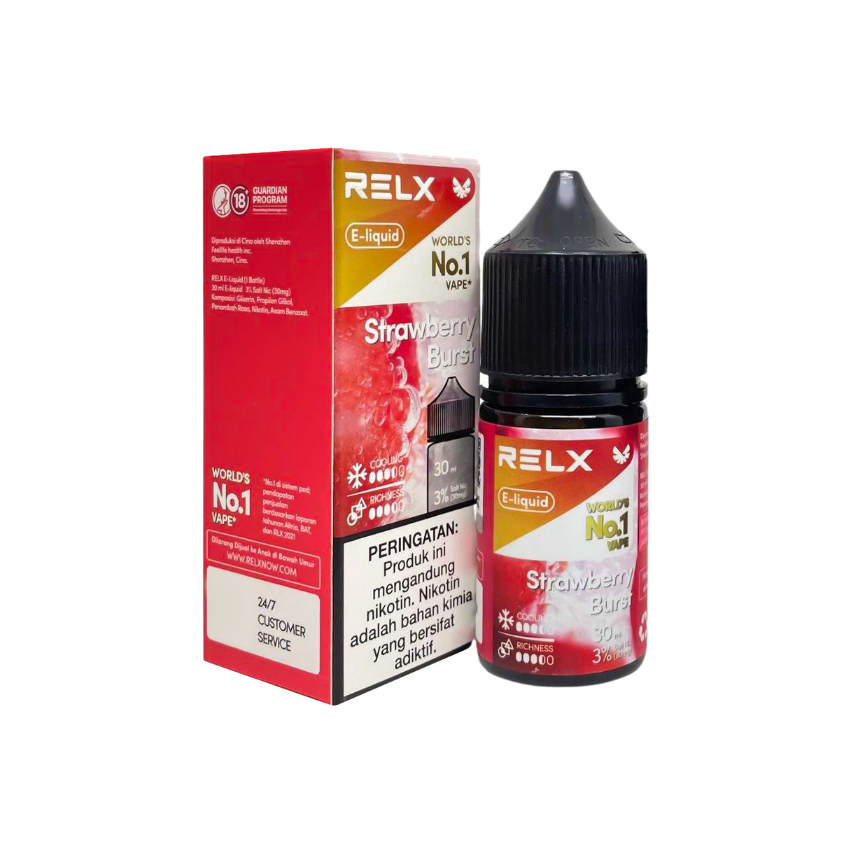 正品原装悦刻尼古丁盐烟油 RELX E-liquid-30ml-多口味58mg/30mg可选 – 悦刻全球直邮