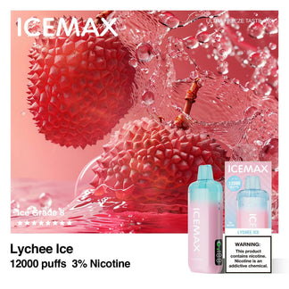 正品冰暴Icemax Ultra Freeze Taste 12000口超冰爽液晶显示屏一次性电子烟-多口味可选 – 悦刻全球直邮