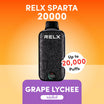 正品悦刻斯巴达 RELX Sparta大容量 20000口一次性电子烟-/智能液晶显示屏 – 悦刻全球直邮